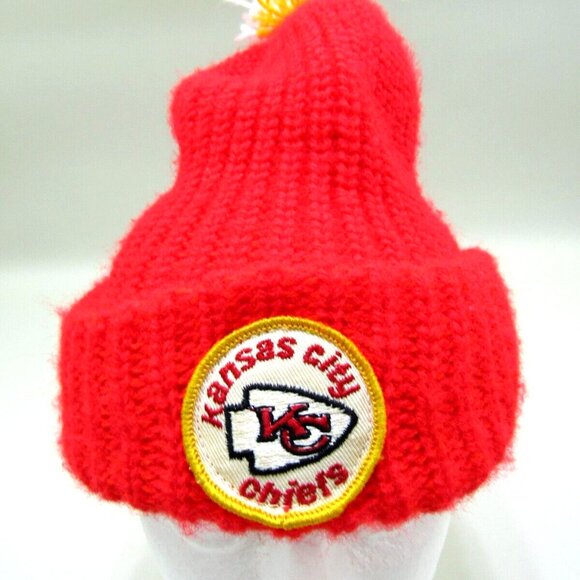 Accessories | Kansas City Chiefs Beanie Hat Red Woven Logo Nfl Football ...